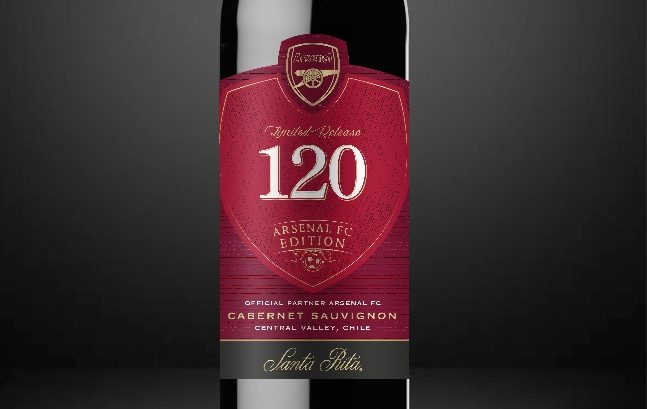 120 LANZA EN CHILE EL VINO OFICIAL DEL ARSENAL FC - WIP.cl WIP.cl